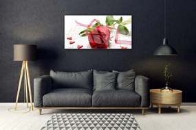 Obraz na skle Růže Květ Rostlina 120x60 cm