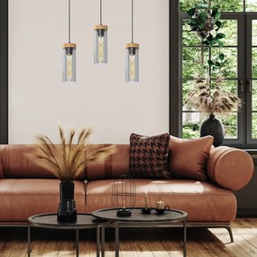 Dekorační LED žárovka E27 teplá 2700k 4w 400 lm jantarová