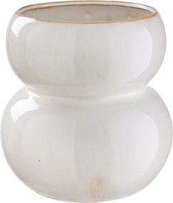 SNOWMAN Váza 20 cm - bílá