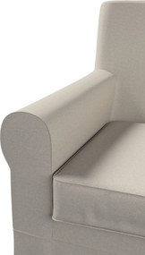 Potah na křeslo IKEA Ektorp Jennylund barva šedá látka pletený vzor
