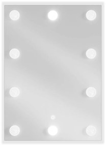 Mexen Dona, LED koupelnové zrcadlo s podsvícením 50 x 70 cm, 6000K, ochrana proti zamlžování, 9818-050-070-611-00