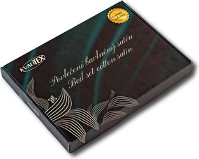 Saténové povlečení 1+2, 240x200, 70x90cm světle šedé