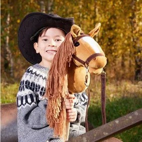 Hoppihorse A3 Chestnut hnědá / Kůň na klacku / hobby horse