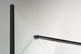 Polysan Polysan, Zoom Line Black čtvercová sprchová zástěna 800x800mm L/P varianta, ZL1280BZL3280B