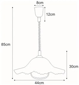 Závěsné svítidlo K-3266 z řady LAMBADA