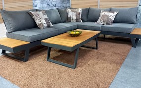 Doppler LIVORNO LOUNGE set - rohová zahradní souprava - Rozbalené zboží (N638)