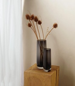 Skleněná váza výška 22 cm AJANA ASA Selection - šedá
