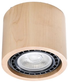 Sollux Lighting Plafond BASIC 1 přírodní dřevo