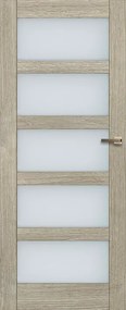Interiérové dveře vasco doors BRAGA model 6 Průchozí rozměr: 70 x 197 cm, Orientace dveří: Levé dveře, Dekor: Ořech muškátový
