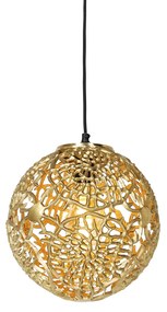 Art Deco závěsná lampa zlatá - Maro