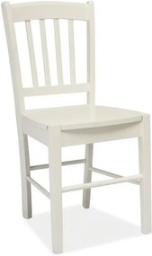 Sedia jídelní židle CD 57 celodřevěná bílá