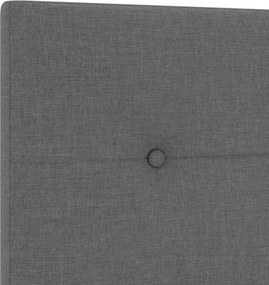 Výškově nastavitelné čelo postele Tmavě šedá 200 cm textil 3337861
