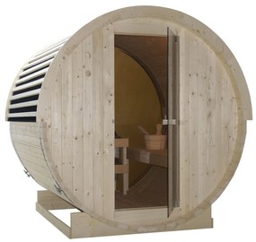 RAKOUSKÝ produkt - Venkovní sauna NYBORG - L pro 6 osob 194,2x224,9x194,9 (F80220)