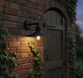 Top Light - Venkovní nástěnné svítidlo VERONA 1xE27/12W/230V IP44 černá