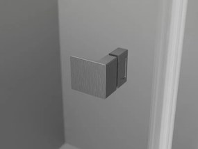 Mexen Lunar-B Duo výklopný sprchový kout 100 x 85 cm, čiré sklo, broušený grafit, 832-100L-085P-66-00