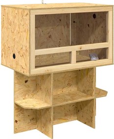 Terárium Hnědá 80 x 50 x 100 cm OSB 3397885