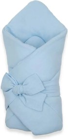 Mušelínová šněrovací zavinovačka New Baby blue