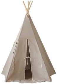 OnaDnes -20% Moi Mili Béžový lněný teepee stan Apache 170 x 130 cm