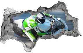 Wallmuralia Fototapeta díra na zeď 3D Motocyklový závod 95x73 cm