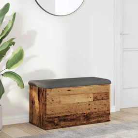 vidaXL Úložná lavice 82 x 42 x 45 cm kompozitní dřevo [835048] Barva: Staré dřevo