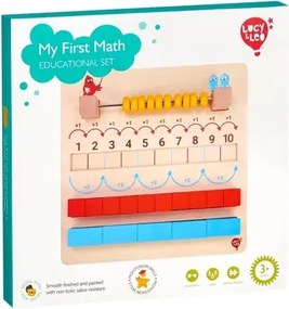 Lucy  Leo Moje první matematická hra dřevěná herní sada / od 3 let