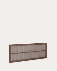 Čelo postele z jasanového dřeva v tmavě přírodní barvě 195x70 cm Beyla – Kave Home