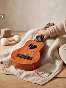 Sinsay - Dětské ukulele s nastavitelnými gumovými strunami - vícebarevná