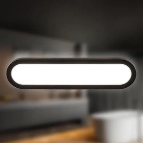 LED svítidlo k zrcadlu BRILONER Pil 10W 35cm neutrální bílá černá 2193015