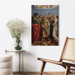Reprodukce obrazu Svatá Cecílie s Pavlem, Janem Evangelistou, Augustinem a Máří Magdalenou