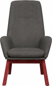 relaxační křeslo, odpočinkové, masivní kaučukovník/kov/textil, 95x76x71 cm, nohy tmavé/tmavě šedá, Dekorino KR20260082