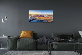 Obrazy na plátně Berlín říční mosty 120x60 cm