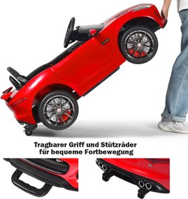 Costway Elektrické dětské auto s příběhy a hudbou a klaksonem a světlomety 12