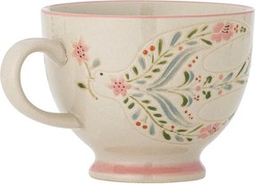 Bílé keramické hrnky v sadě 4 ks 400 ml Rosalynde – Bloomingville