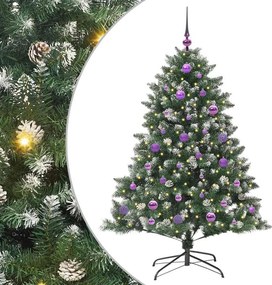 Umělý vánoční stromeček Zelená 150 cm PVC, plast a ocel 3395227