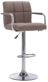 Barová židle taupe textil 283418