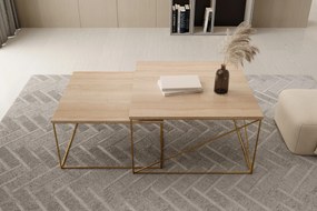 ADRK Furniture Konferenční stolek 2v1 Licco CT-LIC-G-S