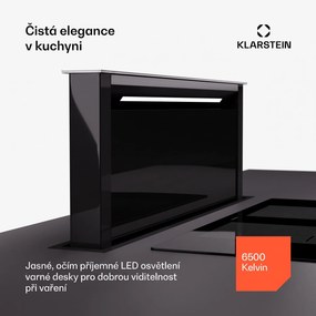 Klarstein Royal Flush Eco 75, digestoř, 75 cm, 714 m³/h, EEK A++