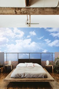 Malvis 3D tapeta výhled na mraky Vel. (šířka x výška): 288 x 200 cm
