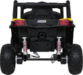 Elektrické autíčko Buggy Madman UTV-MX žluté