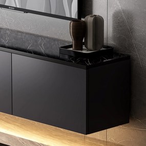 Kalune design TV stolek NEON antracitová