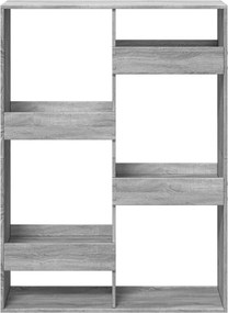 Dělicí stěna šedá sonoma 100 x 33 x 135 cm kompozitní dřevo 3309560