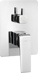 Aqualine Ritmo - Baterie pod omítku pro 2 spotřebiče, s tělesem, chrom RT042