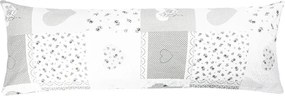 Bellatex POVLAK na relaxační polštář Šedá 55x180 cm