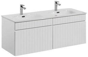 Závěsná skříňka Iconic Sky se zápustným umyvadlem 120 cm bílá