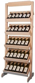Stojan na víno 623 - Dřevěný stojan na 30 lahví vína