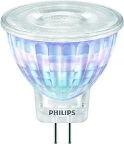 LED žárovka GU4 MR11 Philips LV 2,3W (20W) teplá bílá (2700K), reflektor 12V 36°