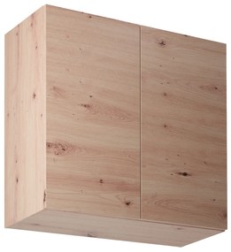 Horní kuchyňská skříňka dvoudveřová LANGEN 80 cm; dub artisan