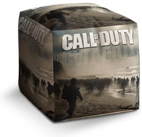 Sablio Taburet Cube Call of Duty Normandie: 40x40x40 cm