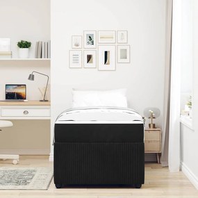 Rám postele Černá 90 x 190 cm textil 3398336