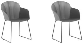 Set 2 ks. jídelních židlí SYVVA (černá). 1023478